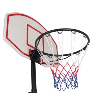 JupiterForce Basketball Hoop Outdoor 5.5-7Ft Height Adjustable, Portable Basketball Hoops & Goals with Backboard&Wheels for Kids/Adults Indoor