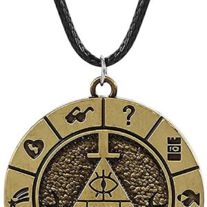 OfficialOtaku Bill Cypher Gravity Wheel Pendant Necklace - Metal (0.7g)