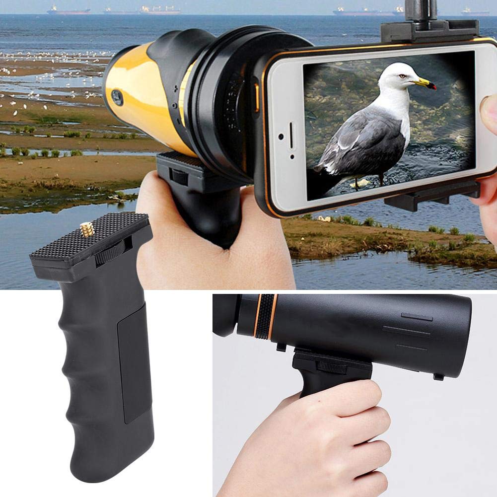 Pomya Camera Hand Grip Mount, Action Camera Handle Grip Stabilizer Handheld Holder Mount Handle Grip with 1/4" Screw for DSLR Camera Camcorder Telescope