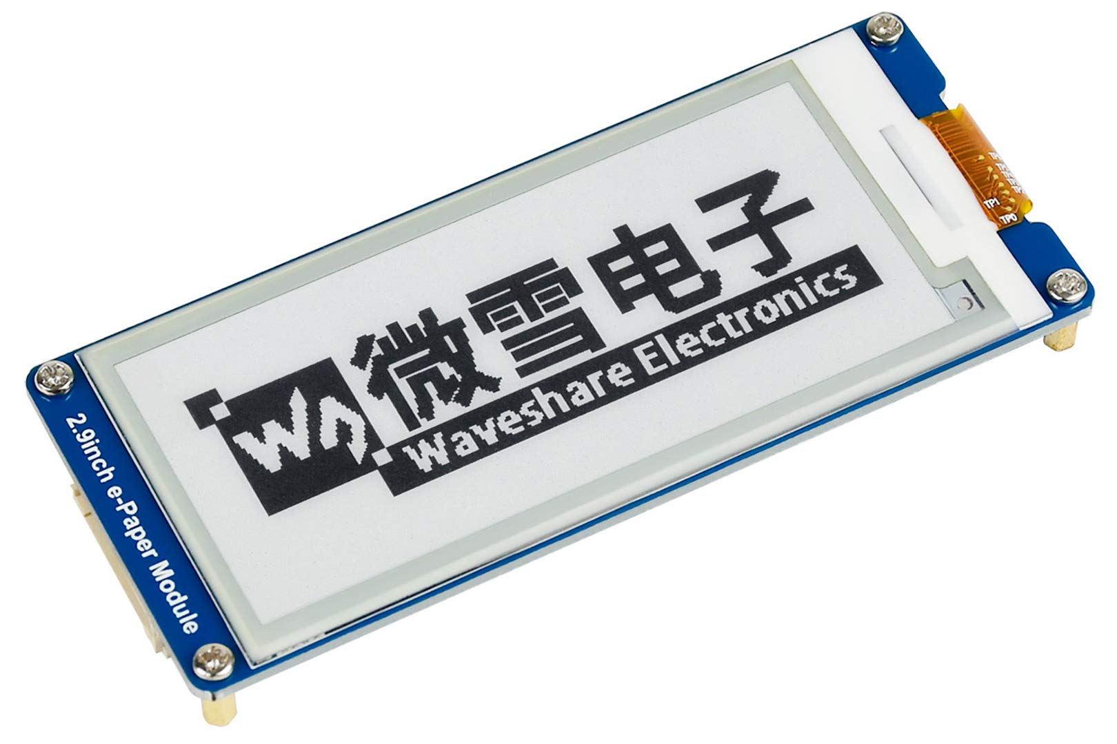 2.9inch E-Ink Display Module 296x128 Pixel White,Black Two-Color 3.3V/5V E-Paper Screen LCD Support Partial Refresh SPI Interface for Raspberry/Jetson Nano/Ard/Nucleo