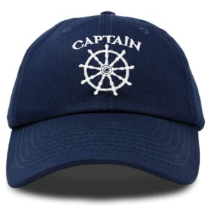 dalix captain hat sail baseball cap boat men women navy blue