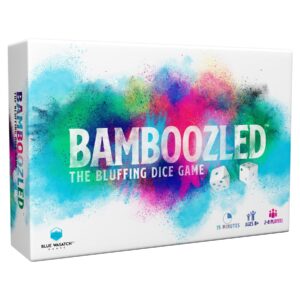 bamboozled - a hilariously fun bluffing dice & card game. family-friendly party game for kids, teens & adults. fast and easy to learn