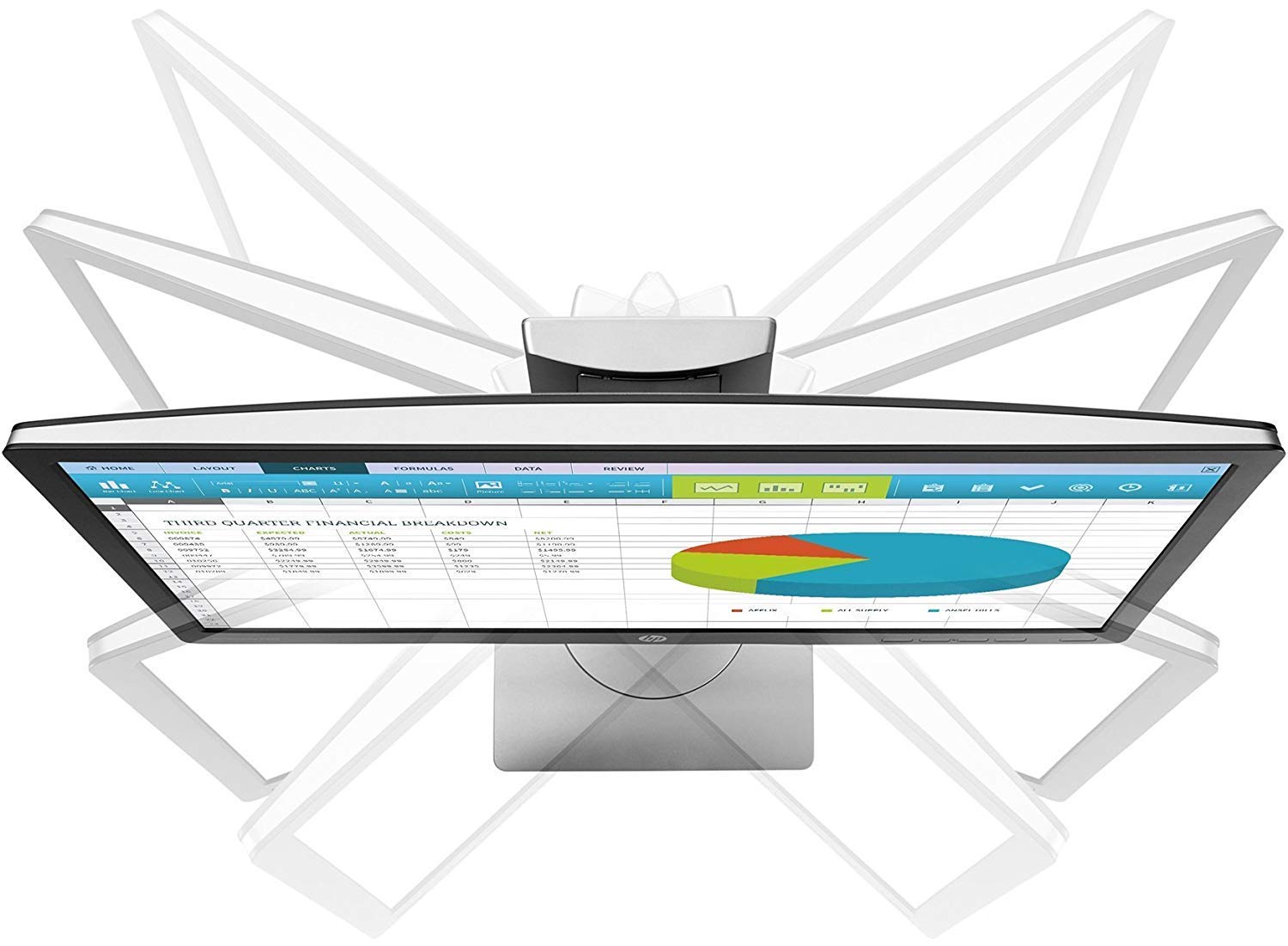 HP EliteDisplay E222 21.5-inch Monitor computer monitor (Renewed)