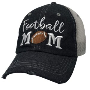 Cocomo Soul Womens Football Mom Hat | Football Mom Hat Cap 502 Dark Grey