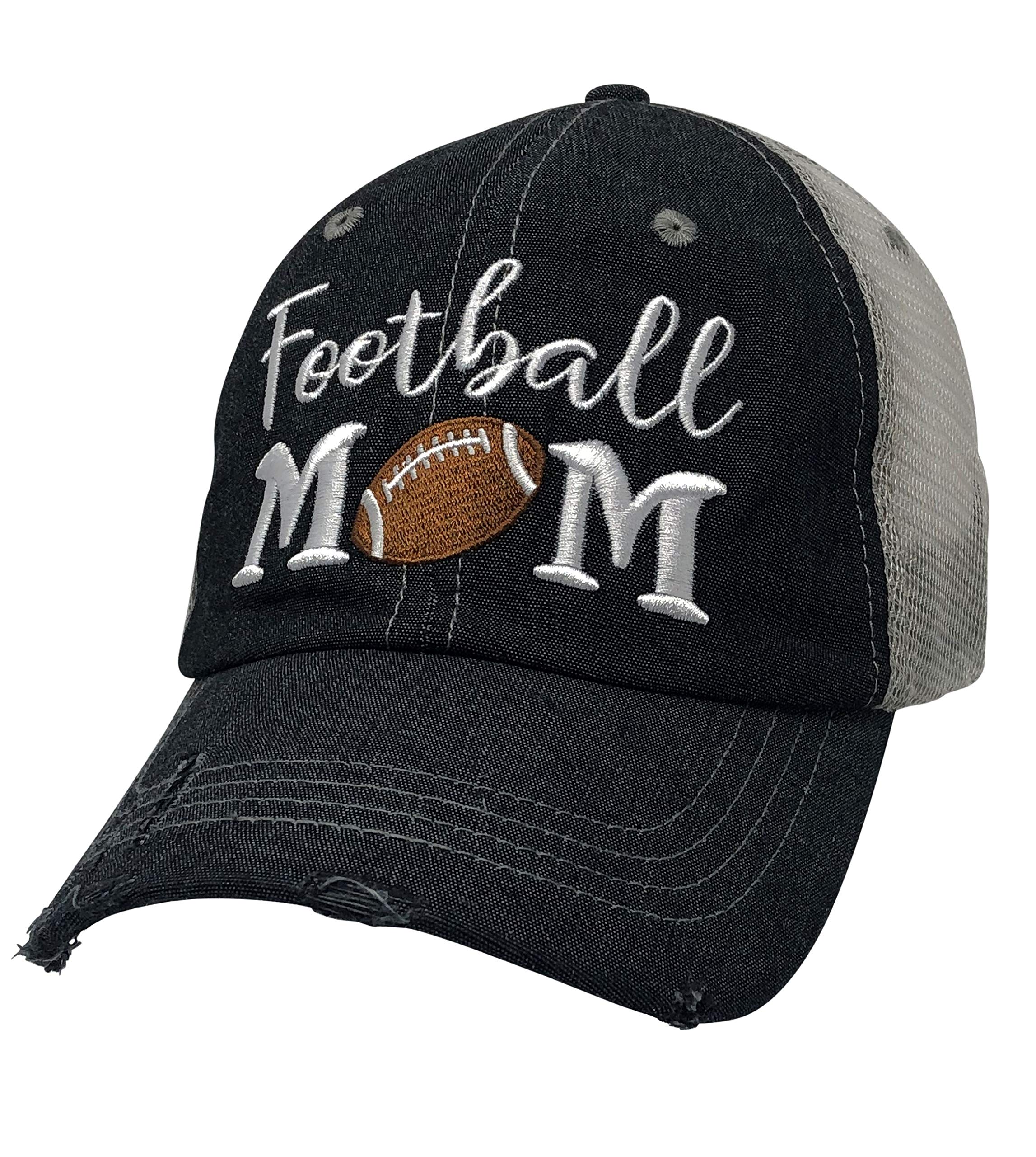 Cocomo Soul Womens Football Mom Hat | Football Mom Hat Cap 502 Dark Grey