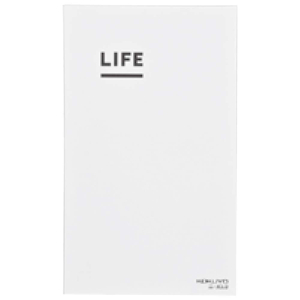 Kokuyo JIBUN_TECHO Life Log Notebook, A5 Slim (8.3" x 4.9"), 40 Sheets, MIO Paper, Japan Import (NI-JCL3)