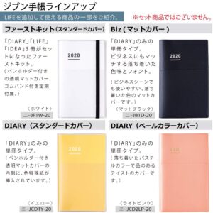 Kokuyo JIBUN_TECHO Life Log Notebook, A5 Slim (8.3" x 4.9"), 40 Sheets, MIO Paper, Japan Import (NI-JCL3)