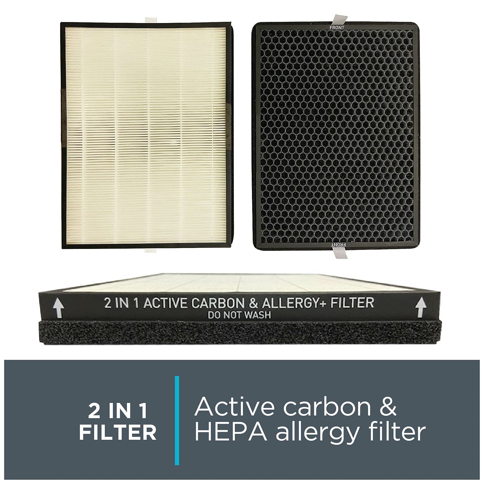 Rowenta Pure Air Mid Size 2-in-1 Active Carbon & Allergy Filter