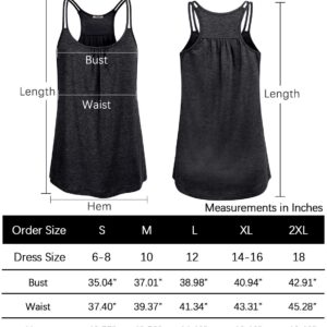 Hibelle Green Tank Top for Women, 2022 Summer Fashion Workout Shirts Loose Fit Sleeveless Tops Racerback Exercise Gym Clohtes Funny Light Weight Cool Tunic Tshirts Leggings Small