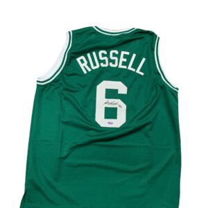 Bill Russell Boston Celtics Signed Autograph Custom Jersey Back Signed BRussell Hologram Certified