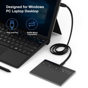 Seenda Touchpad Trackpad, External USB High Precision Trackpad with Multi-Touch Navigation Plug and Play for Windows 10 Windows 7 Desktop/Laptop/Notebook Computer