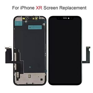 Fixerman for iPhone XR Screen Replacement 6.1 inch,LCD Display Touch Screen Digitizer Assembly with Repair Tools, Compatible with Model A1984, A2105, A2106, A2108