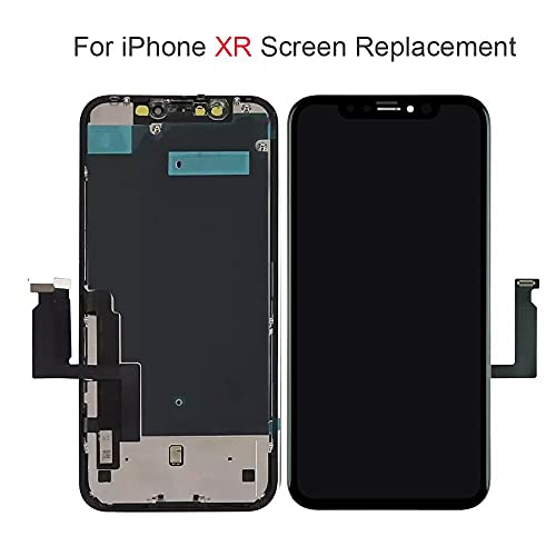 Fixerman for iPhone XR Screen Replacement 6.1 inch,LCD Display Touch Screen Digitizer Assembly with Repair Tools, Compatible with Model A1984, A2105, A2106, A2108