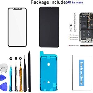 Fixerman for iPhone XR Screen Replacement 6.1 inch,LCD Display Touch Screen Digitizer Assembly with Repair Tools, Compatible with Model A1984, A2105, A2106, A2108