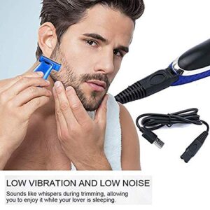 Shaver Charger for Solo Men's Rechargeable Full Body Hair Trimmer Replacement Electric Shaver Charging Cable 5V USB Charger with Cleaning Brush(1 Packs)