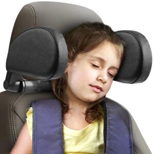 hswt car headrest pillow, car neck pillow head pillow, car sleeping travel pillow, car neck head shoulder sleep cushion car side pillow for kids adults elders