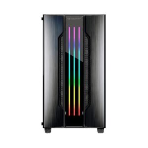 Cougar Gemini M Mini Tower Gaming Case with Addressable RGB and Dynamic Lighting Effects (Iron-Gray)