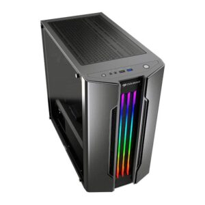 Cougar Gemini M Mini Tower Gaming Case with Addressable RGB and Dynamic Lighting Effects (Iron-Gray)