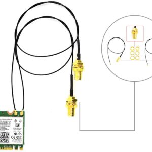 Wireless-AC8265 Dual Mode AC8265 Wireless NIC Module for Jetson Nano Developer Kit B01/A02, Support 2.4GHz/5GHz 300Mbps/867Mbps Dual Band WiFi and Bluetooth 4.2