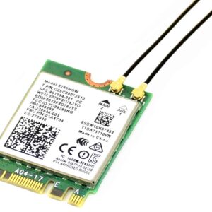 Wireless-AC8265 Dual Mode AC8265 Wireless NIC Module for Jetson Nano Developer Kit B01/A02, Support 2.4GHz/5GHz 300Mbps/867Mbps Dual Band WiFi and Bluetooth 4.2