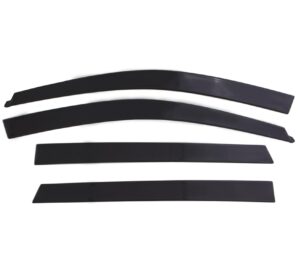 auto ventshade [avs] low profile ventvisor / rain guard | fits 2020 - 2024 ford explorer - smoke, 4 pcs. | 894090