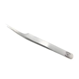 scientific labwares high precision stainless steel lab tweezers with offset fine tips style 5a