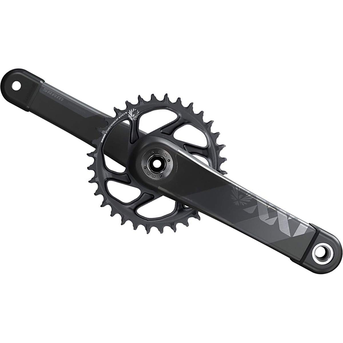 SRAM XX1 Eagle AXS Boost Crankset - 175mm, 12-Speed, 34t, Direct Mount, DUB Spindle Interface, Gray