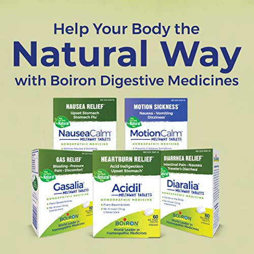 Boiron Acidil for Relief of Acid Reflux, Heartburn, Indigestion, and Upset Stomach (2 Pack of 60)