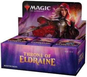 magic: the gathering throne of eldraine booster box | 36 booster pack (540 cards) | factory sealed