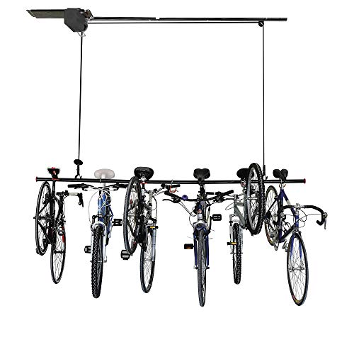 Garage Gator 68221 Motorized 8 Bike Lift, Black