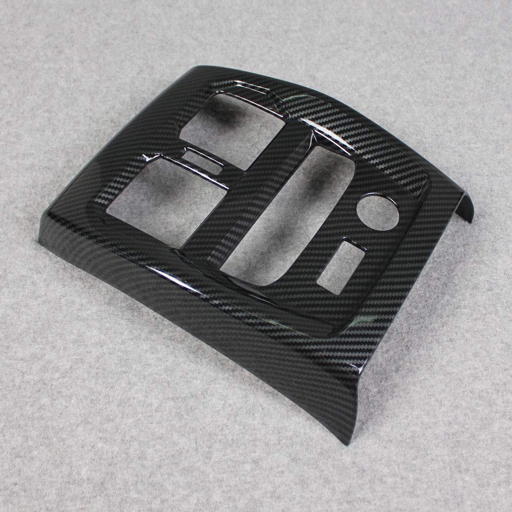 RQING For BMW 3 SERIES 330i Sedan G20 2019 2020 2021 2022 Interior Air Condition Vent Outlet Cover Trims Carbon Fiber Pattern (Rear Seat)