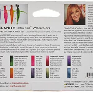 DANIEL SMITH Watercolor, 5ml tubes, Jean Haines Master Artist Set 10 Watercolor Tubes (total 10 pieces) 285610223, 0.17 Fl Oz (Pack of 10)