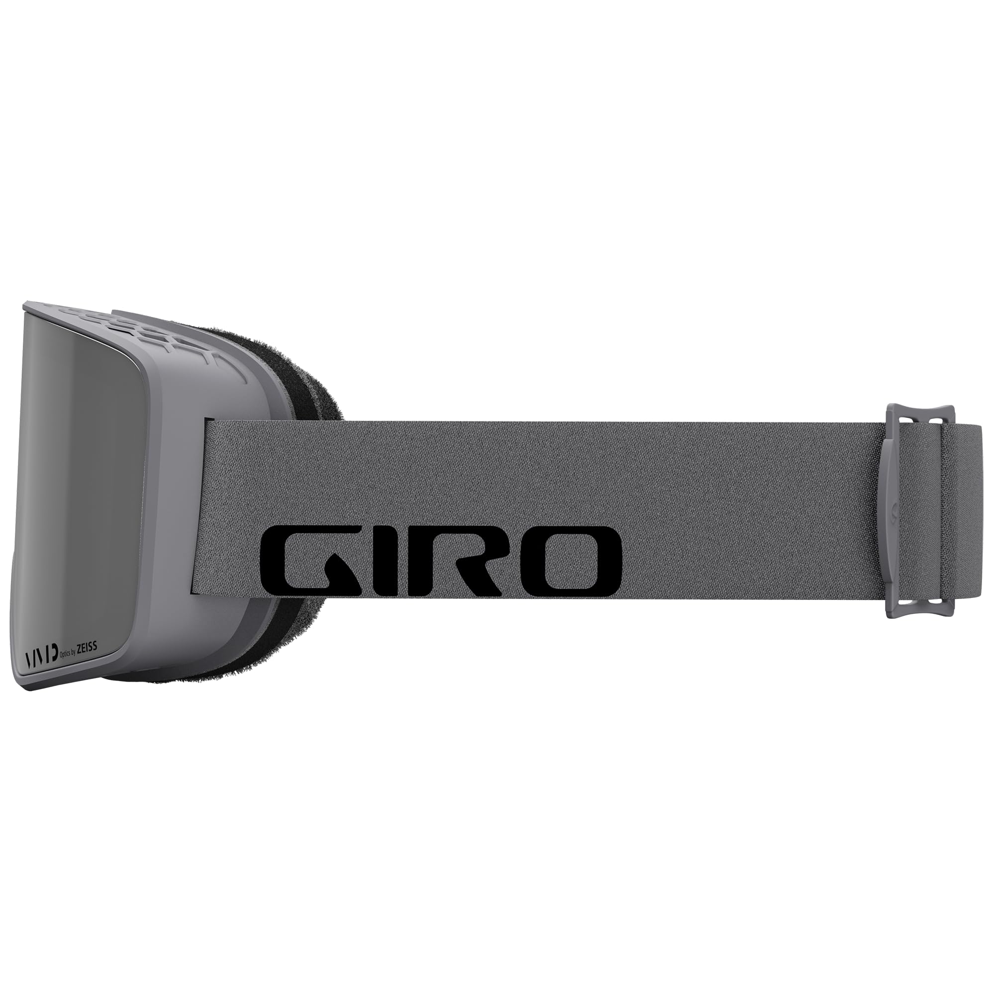 Giro Method Ski Goggles - Snowboard Goggles for Men, Women & Youth - Grey Wordmark Strap with VIVID Onyx/VIVID Infrared Lenses