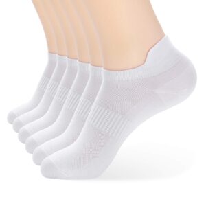 atbiter ankle socks womens and men thin athletic running low cut no show socks with heel tab 6/8-pairs