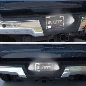 RUXIFEY LED License Plate Lights Lamp Replacement Compatible with 2017 to 2019 Ford F250 F350 Super Duty, 6500K White