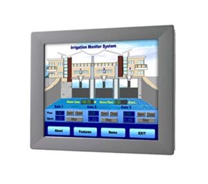 (dmc taiwan) 12''svga industrial monitor with resistive touchscreen and direct-vga port