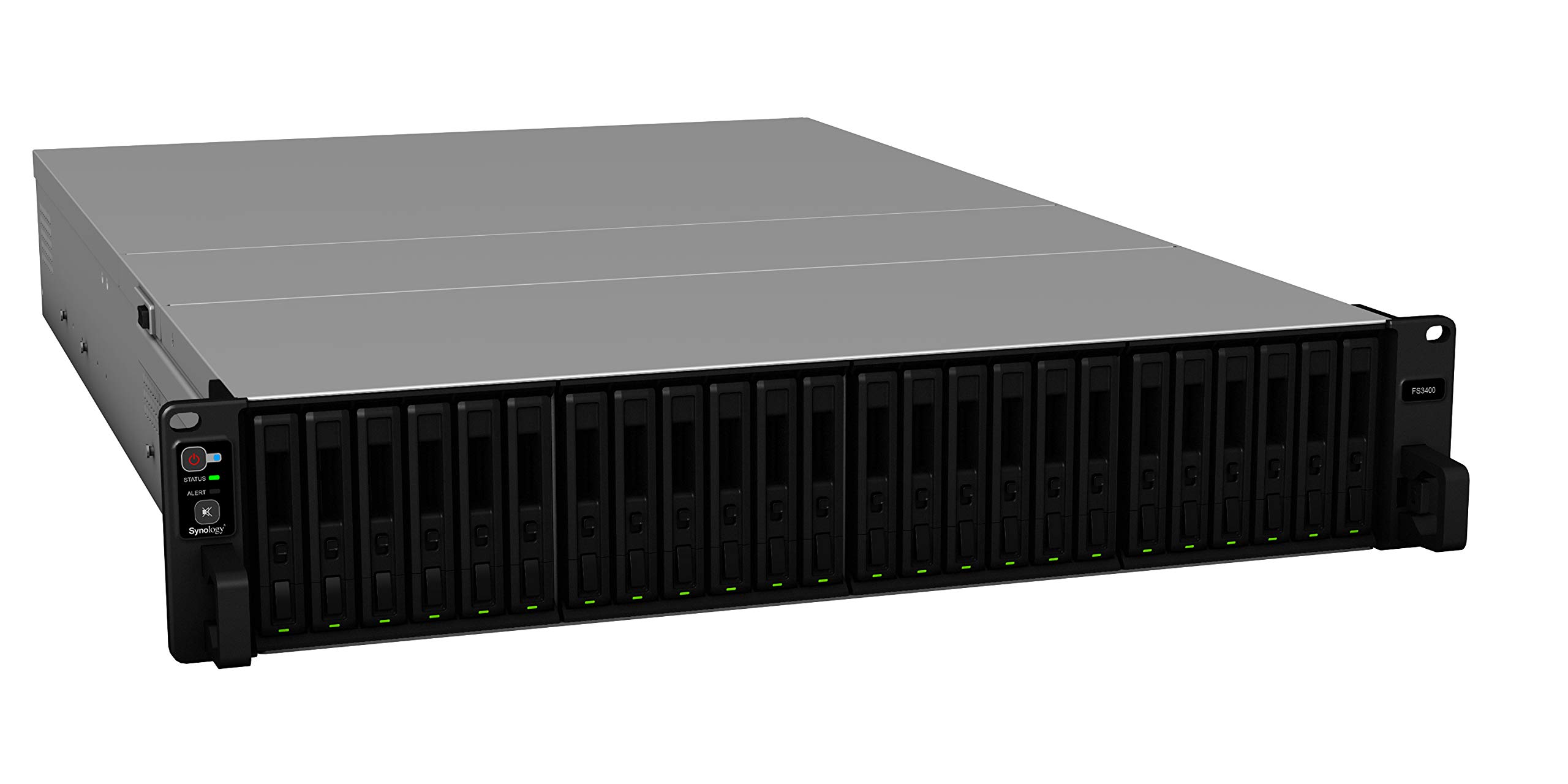 Synology 24 Bay NAS FlashStation FS3400 (Diskless), 24-Bay; 16GB DDR4