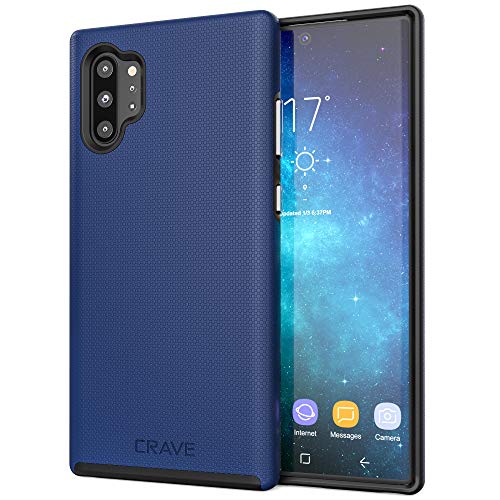 Crave Note 10+ Case, Dual Guard Protection Series Case for Samsung Galaxy Note 10 Plus - Navy