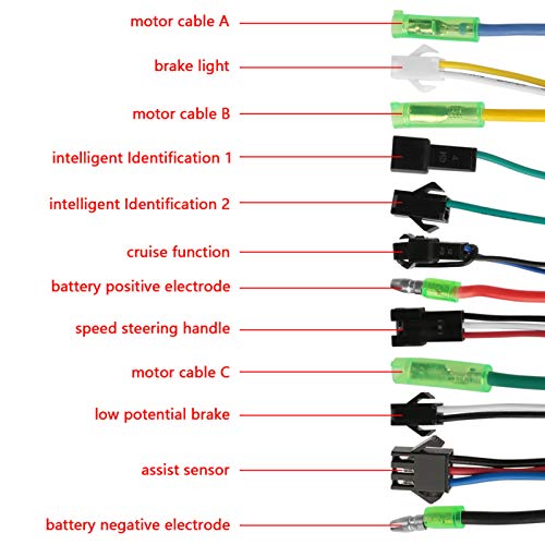 Brushless Motor Controller,350W Electric Brushless DC Motor Controller 36/48V High Speeds Brushless Motor Controllers for Go Karts E-Bike Electric Throttle Motorcycle Scooter