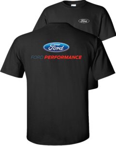 fair game ford performance logo t-shirt gt racing design mustang mach 1-black-xl