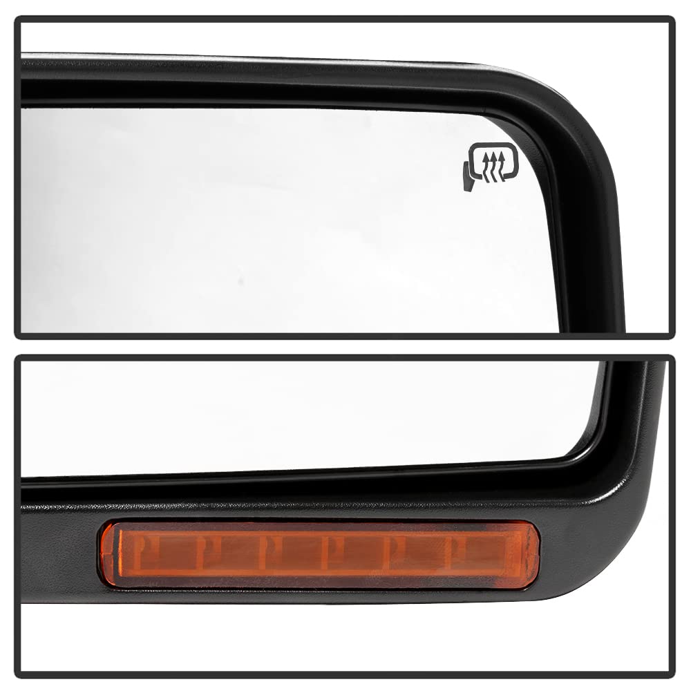 ACANII - For 2004 2005 2006 Ford F150 Pickup LED Sequential Signal Power Heated View Side Mirrors Set Driver + Passenger