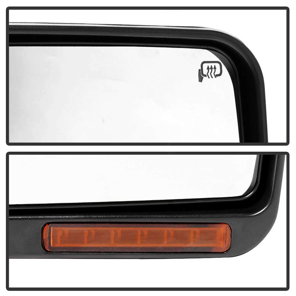 ACANII - [LED Sequential Signal] Power Heat Side Mirrors Driver+Passenger OE Style For 2007-2014 Ford F150 Left+Right