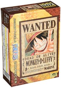 ensky 208 piece jigsaw puzzle one piece arrangement monkey d luffy (7.2 x 10.2 inches (18.2 x 25.7 cm)