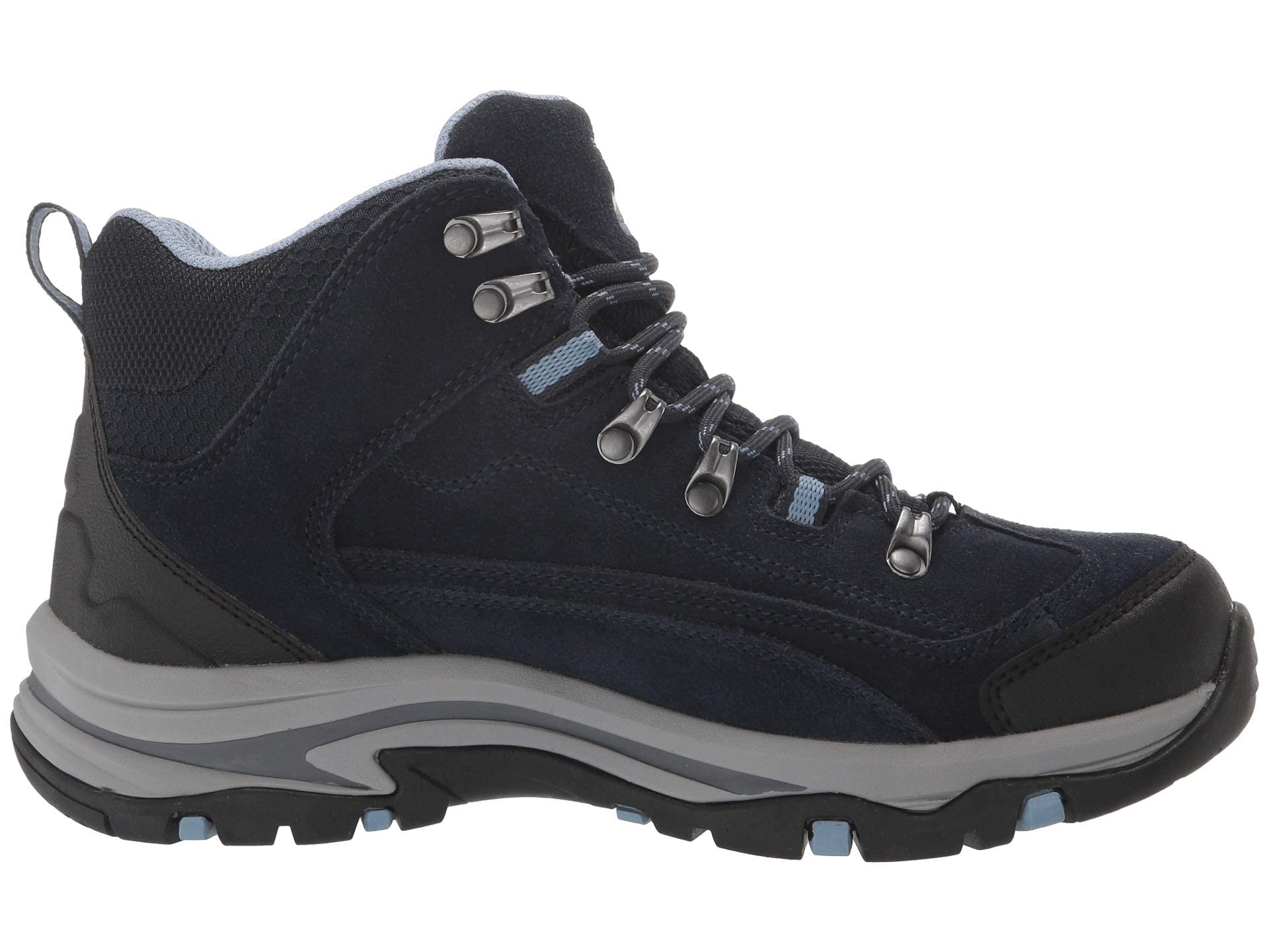 Skechers womens Hiker Hiking Boot, Navy/Grey, 7 US