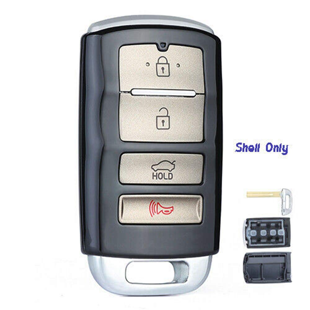 Keyecu Replacement Remote Key Shell Case Fob for 2017 2018 Kia Cadenza - TQ8-FOB-4F10