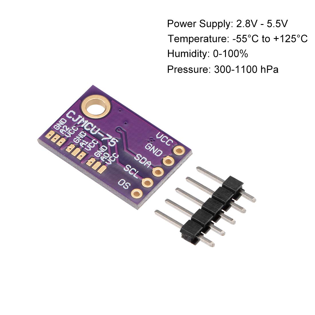 uxcell LM75A Temperature Sensor Module Digital Sensor with IIC I2c 2 Pcs