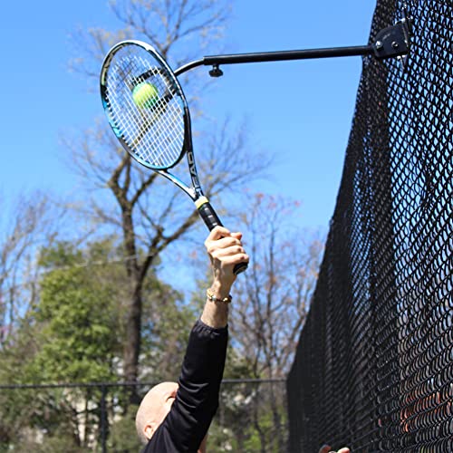 TopSpin Solution - Tennis Training Aid | Practice Nearly All Shots in Tennis Anywhere | Attaches Indoors & Outdoors | All Ages and Skill Levels | Players and Coaches