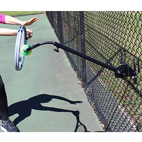 TopSpin Solution - Tennis Training Aid | Practice Nearly All Shots in Tennis Anywhere | Attaches Indoors & Outdoors | All Ages and Skill Levels | Players and Coaches