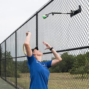 TopSpin Solution - Tennis Training Aid | Practice Nearly All Shots in Tennis Anywhere | Attaches Indoors & Outdoors | All Ages and Skill Levels | Players and Coaches