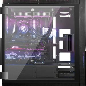 MSI MPG SEKIRA 500X Full Tower Gaming Computer Case (Black, 3X 200mm ARGB + 1x 200mm + 1x120mm ARGB Fans, 8 Channel ARGB Hub, USB Type-C, Tempered Glass, MSI Center, E-ATX, ATX, mATX, Mini-ITX)